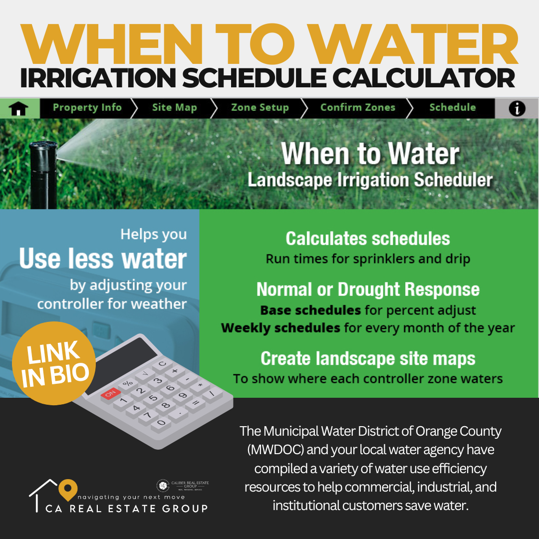 Irrigation Schedule Calculator - CARE GROUP