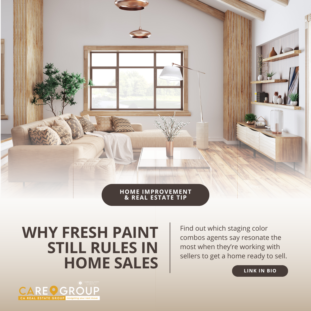 Why Fresh Paint Still Rules in Home Sales - CARE GROUP